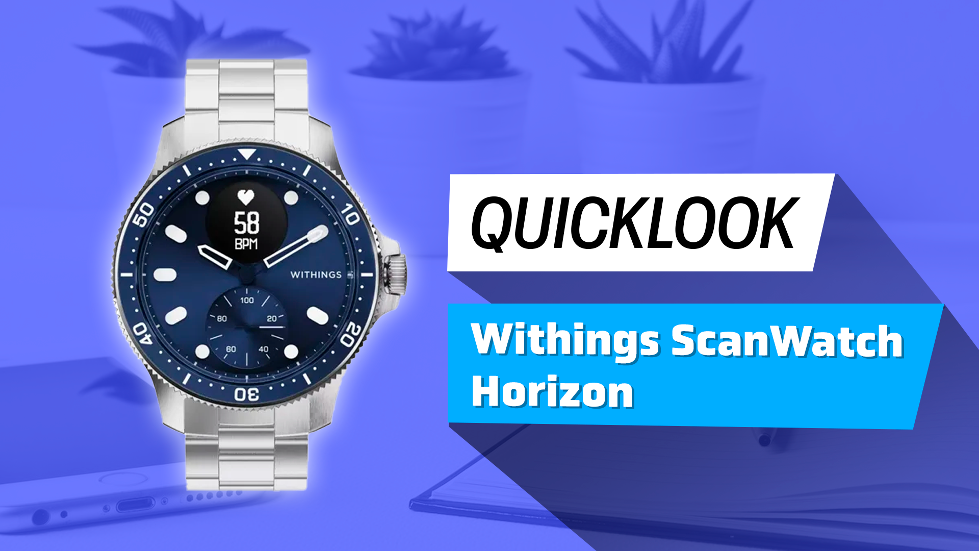 Withings Scan Watch Horizon is een stijlvol alternatief voor je gewone ...