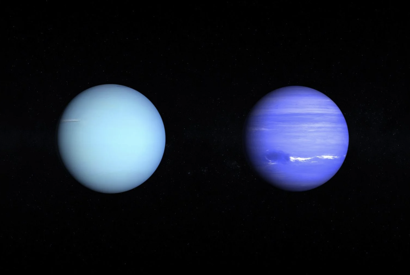 Uranus en Neptunus liggen mogelijk veel rotsachtiger dan eerder werd ...
