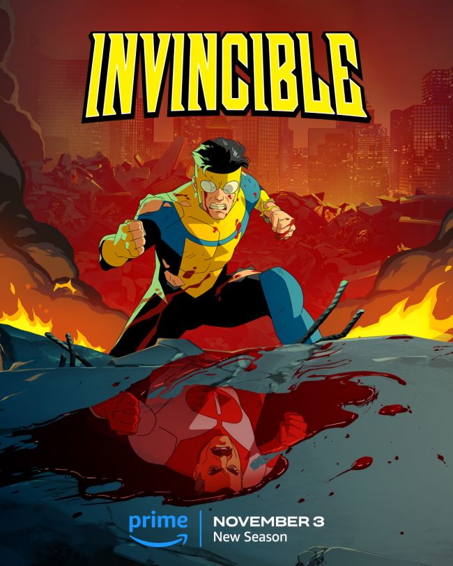Invincible seizoen 2 deel 2 gaat in maart in première op Prime Video