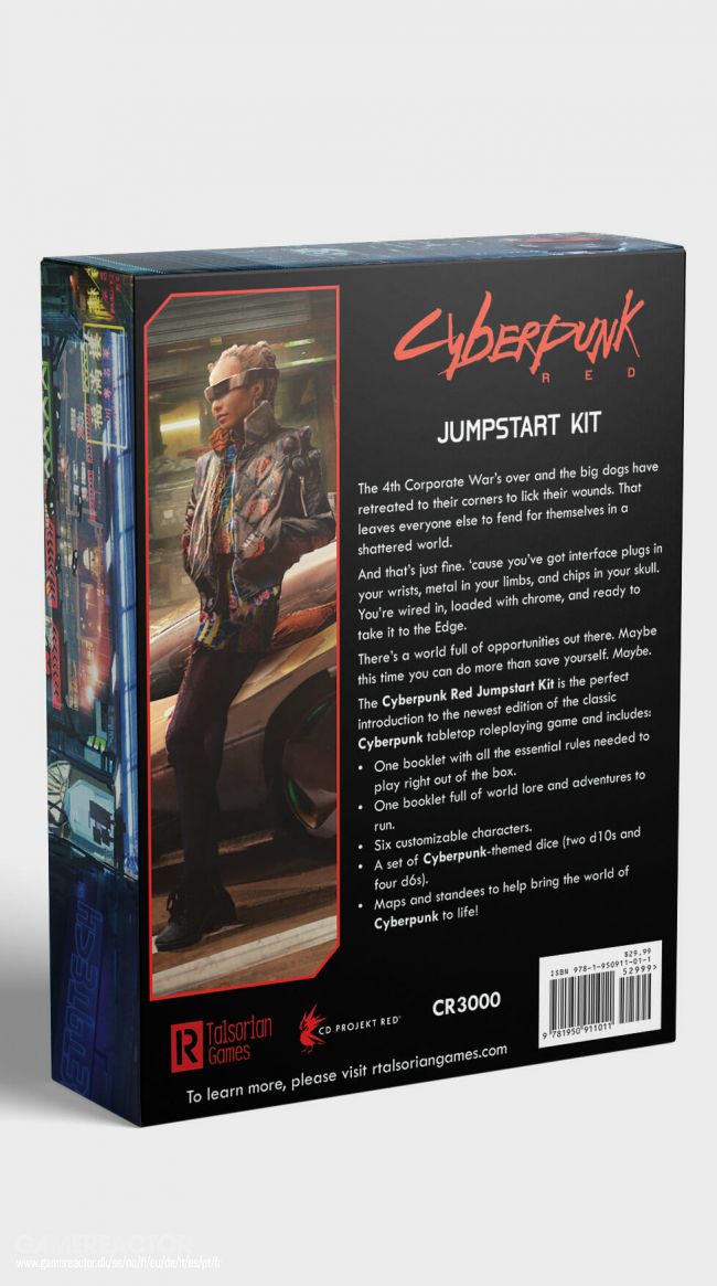 Cyberpunk 2077 tabletop-rpg prequel krijgt Jumpstart Kit
