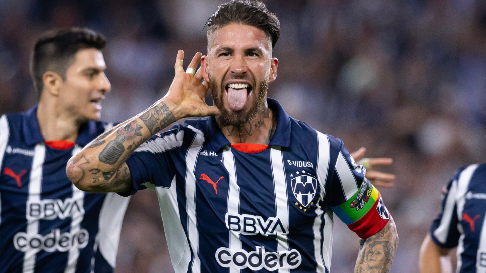 Sergio Ramos scoort eerste doelpunt met Monterrey in de Mexicaanse ...