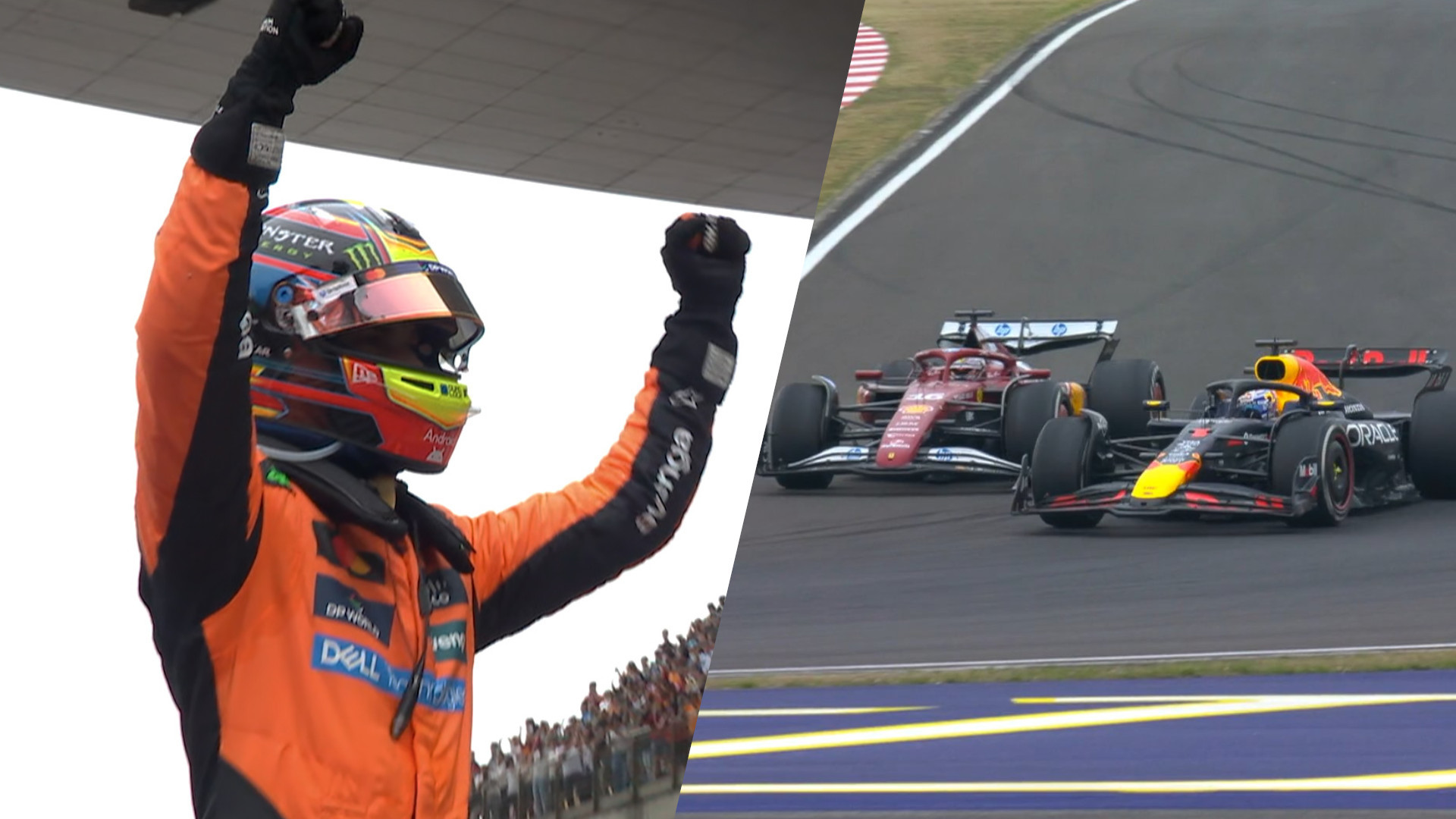 McLaren wint in de GP van China met Oscar Piastri en Lando Norris als eerste en tweede ...