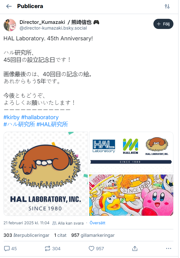 HAL Laboratory viert 45 jaar gaming-innovatie - - Gamereactor
