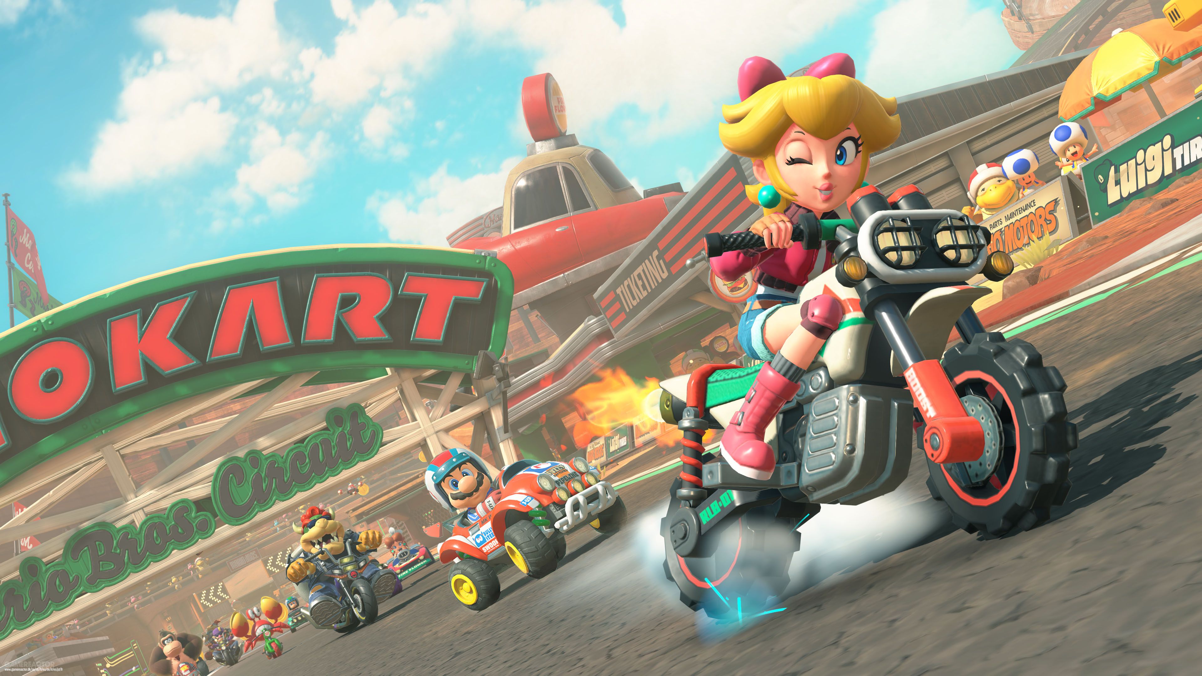 De nieuwe stem van prinses Peach is onthuld - Mario Kart World ...